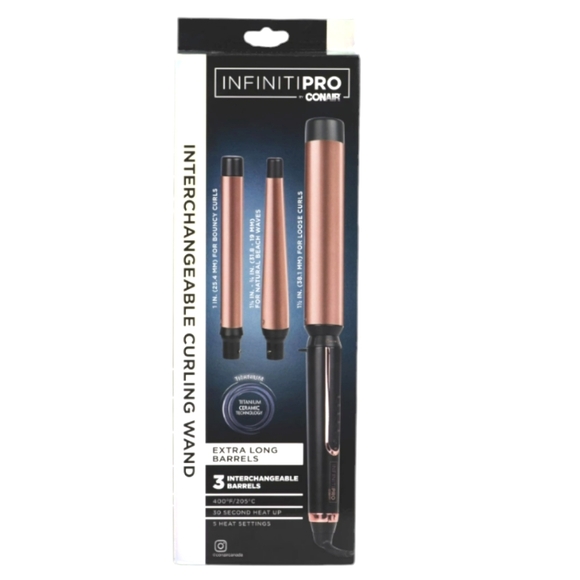 Conair | Hair | Infinity Pro Conair Curling Wand 2 Interchangeable ...
